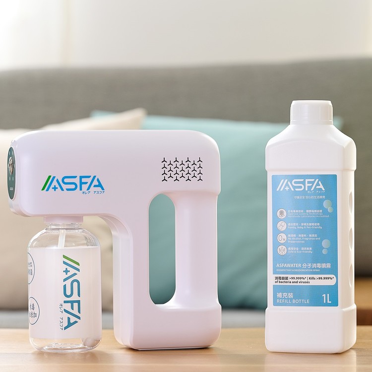 阿斯發生物科技 Asfa 無線電動高壓噴霧槍 1l補充裝 士多 Ztore